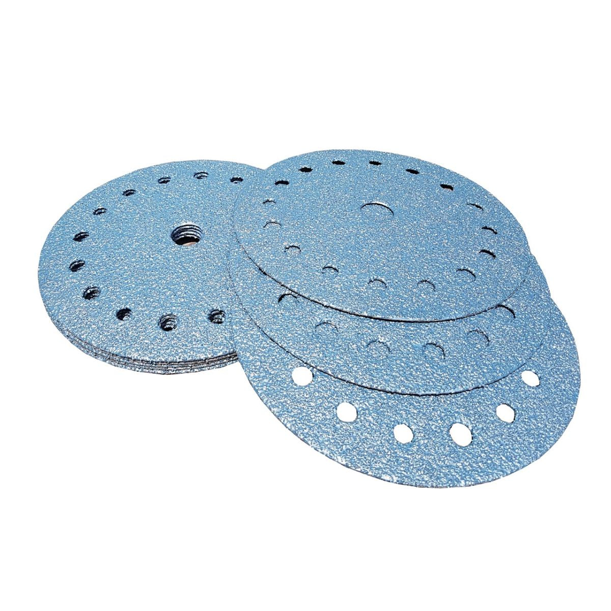 8" 16 Hole (Outer Edge Holes) Blue Zirconia Fibre Disc - per 25 – Shop ...